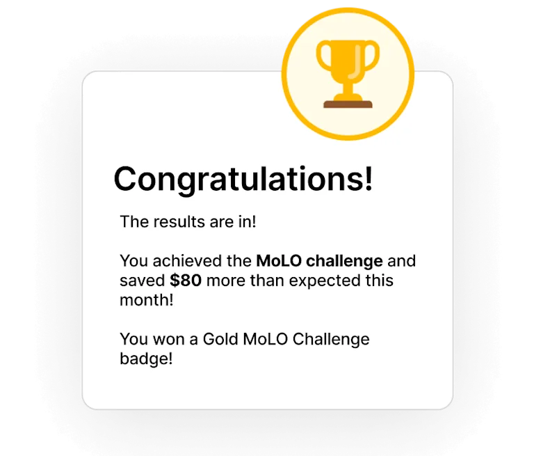 MOLO Money App - PAY OFF debt fast without skimping | Achieve